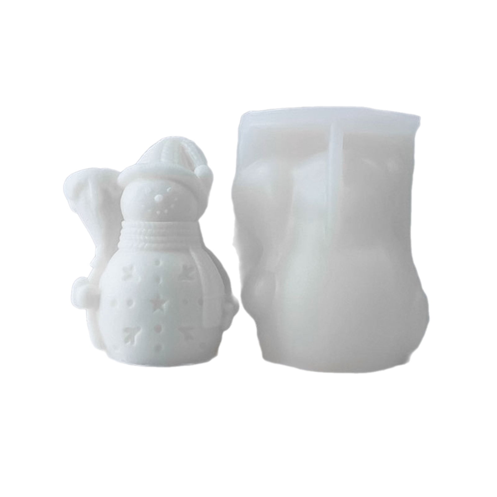 3D Christmas Snowman Silicone Moulds Home Party Decoration Santa Claus ...