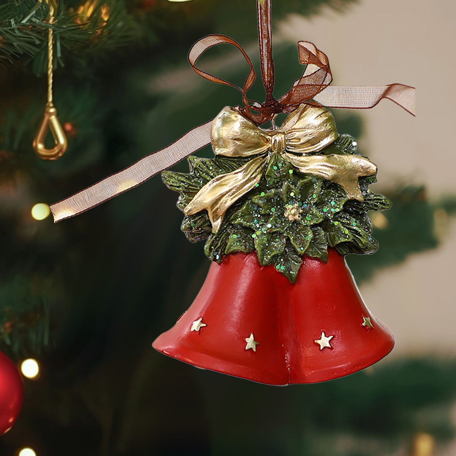 3D Christmas Tree Hanging Ornament | Resin Holiday Decoration with ...