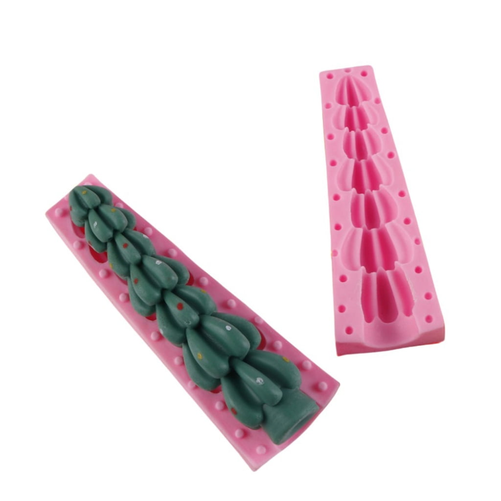 3D Christmas Tree Silicone Candle Molds, 3D Tree Shaped Silicone Candle ...