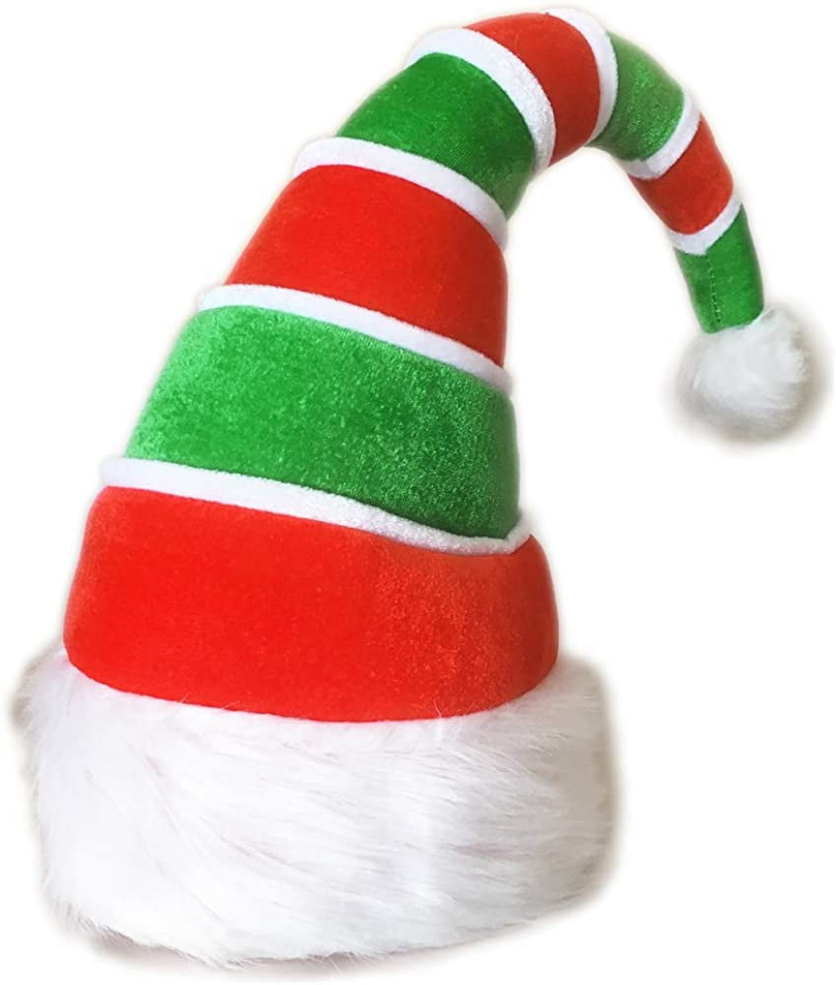 3D Christmas Ugly Sweater Party Elf Hat - Christmas Spirit Hat For ...