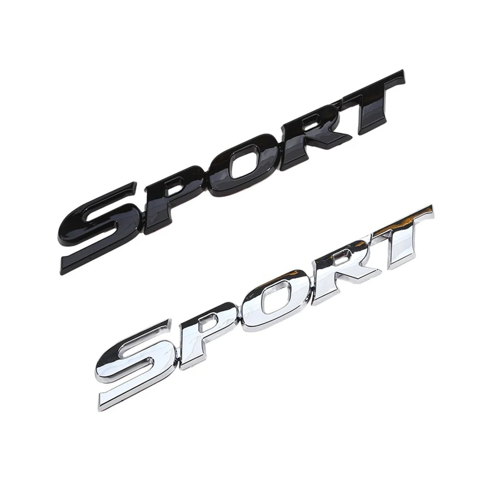3D Chrome ABS Car Letters Logo SPORT Emblem Badge Sport Stickers Car ...