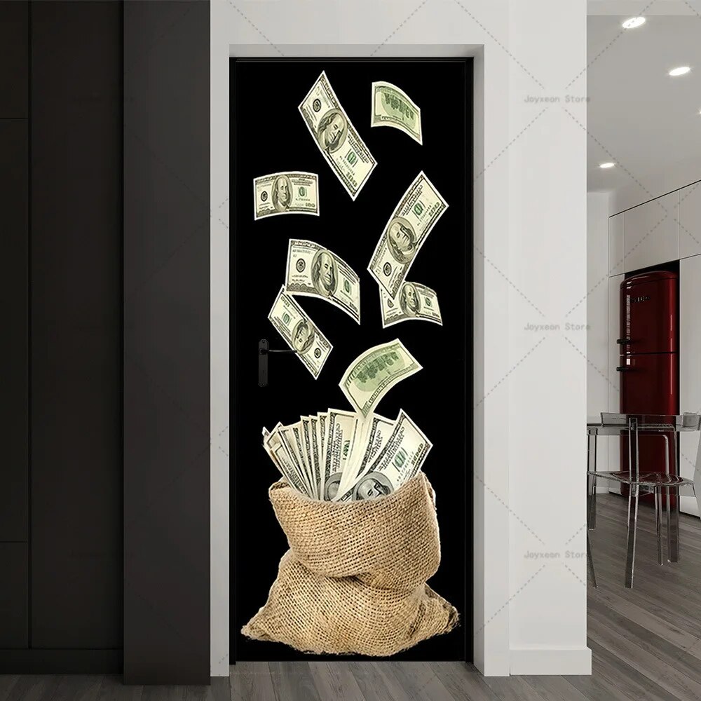 3D City Gate Stickers Modern Architectural Poster Matte Film Material ...