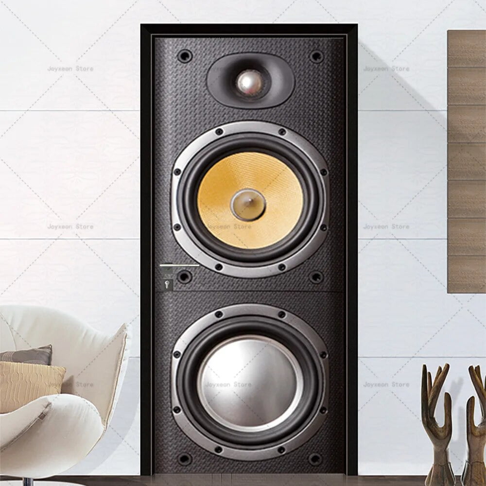 3D City Gate Stickers Modern Architectural Poster Matte Film Material ...