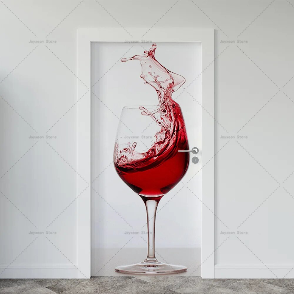 3D City Gate Stickers Modern Architectural Poster Matte Film Material ...