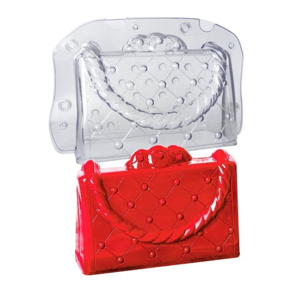 3D Clear Chocolate Mold Handbag-Shaped Fondant Mould Cake Decorating ...