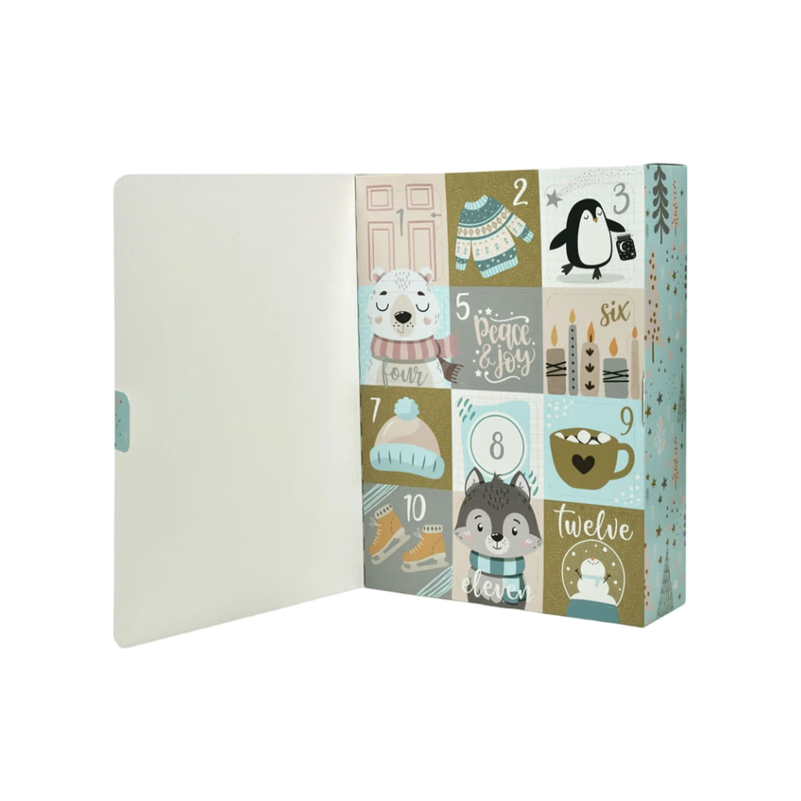 3D Collectible Countdown Calendar Gift Box, Commemorative Display Case ...