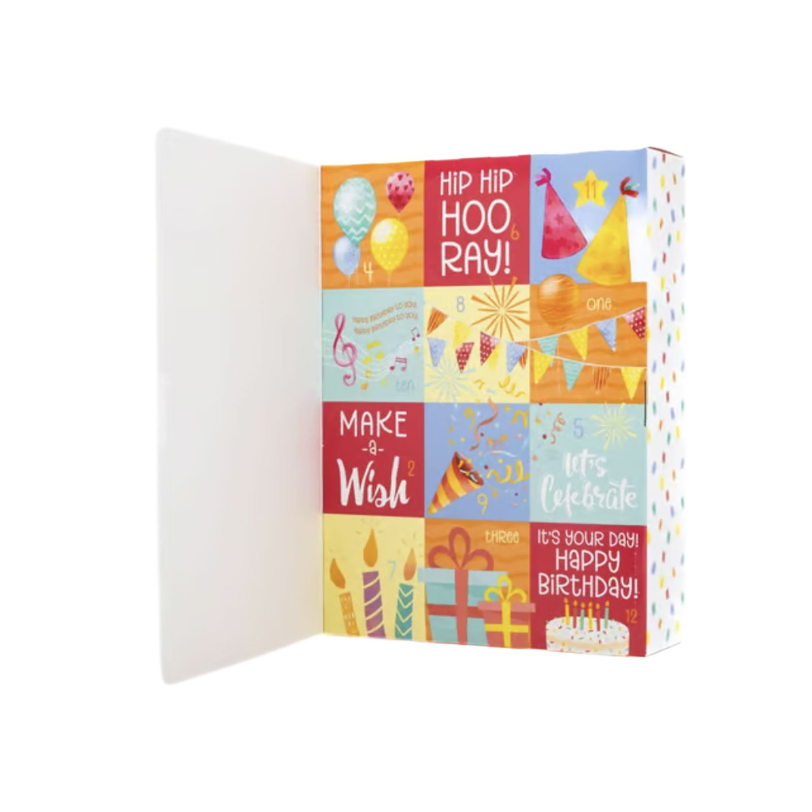 3D Collectible Countdown Calendar Gift Box, Commemorative Display Case ...