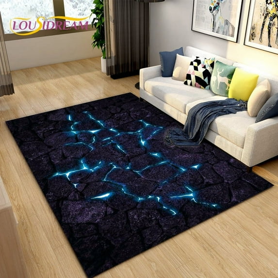 3D Color Cobblest St Area Rug Carpet Rug for Living Room BedRoom ration ...