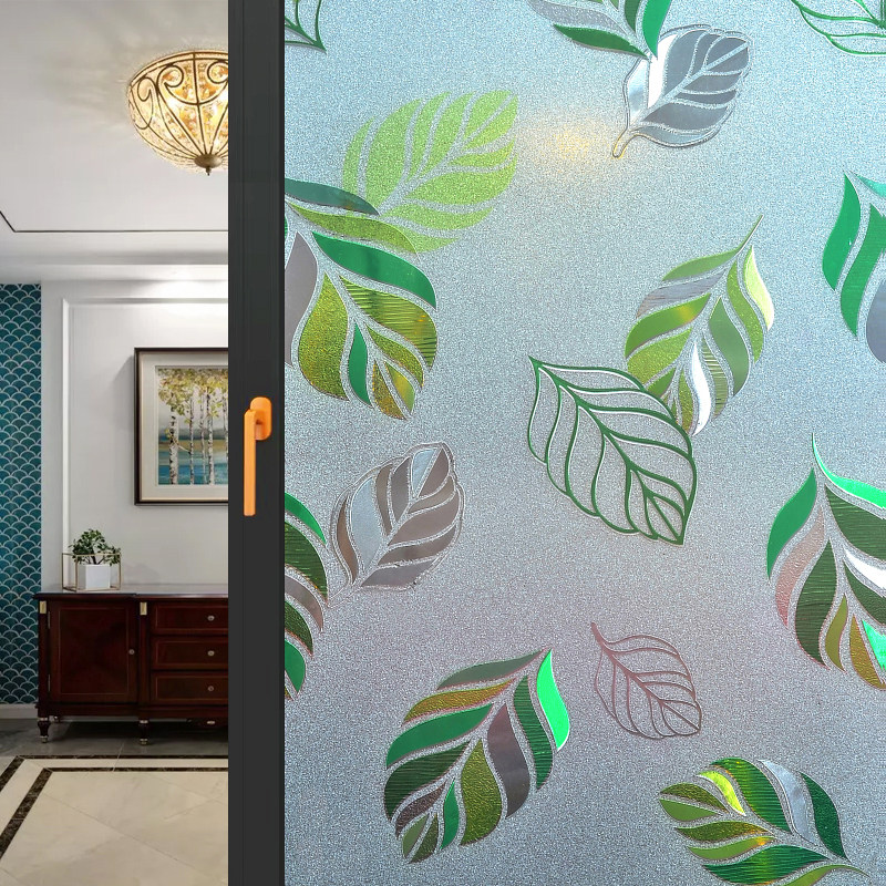 3D Color mosaic Stained Window Film Non-Adhesive Privacy Films Static ...