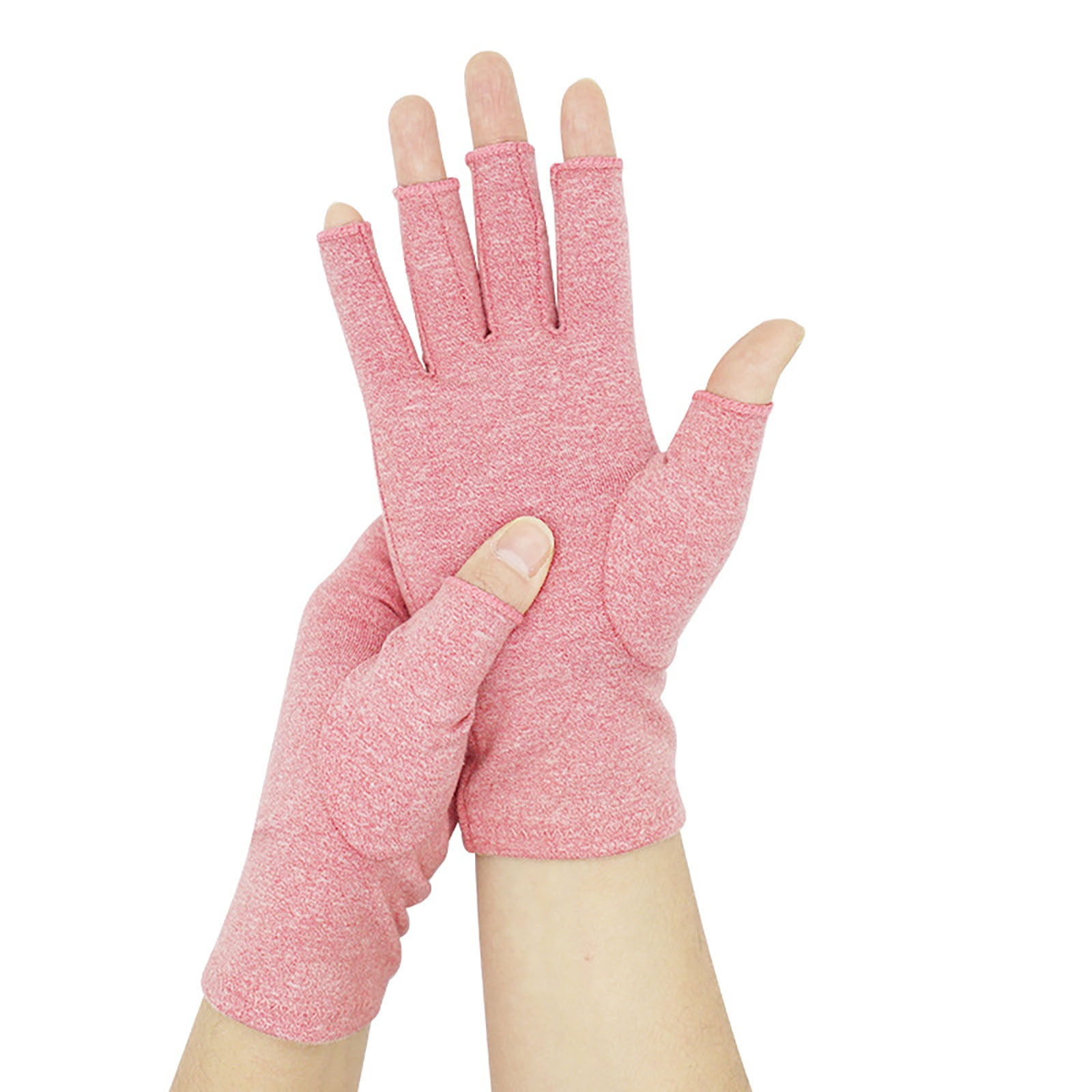 3D Compression Gloves for Hand Joint Support and Comfortable Fingerless Design Ideal for Daily ...