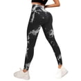 3D Compression Leggings Women, High Waist Workout Tights for Gym ...