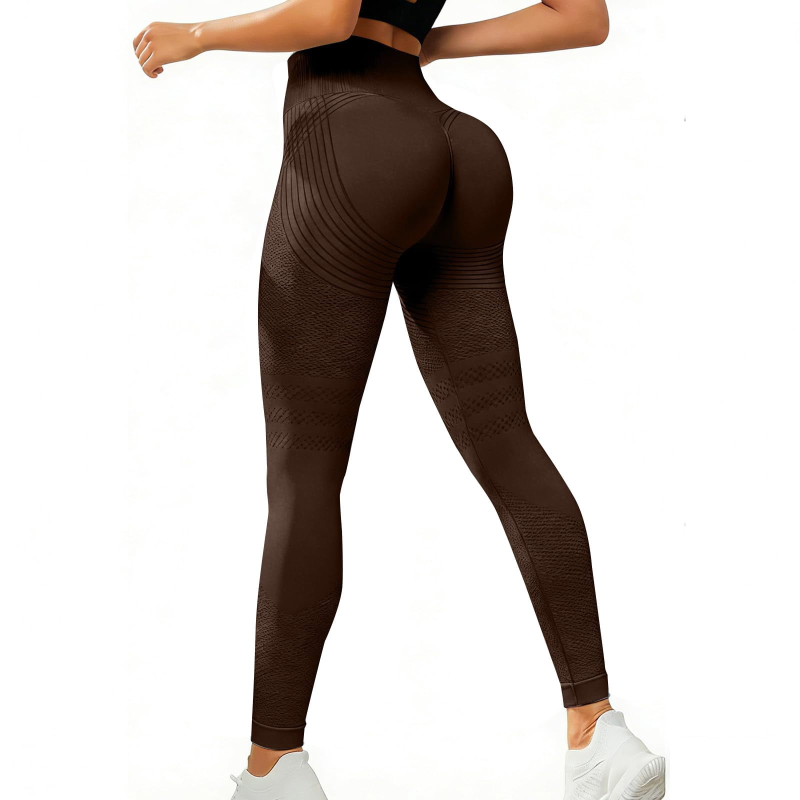 3D Compression Leggings Women, High Waist Workout Tights for Gym ...