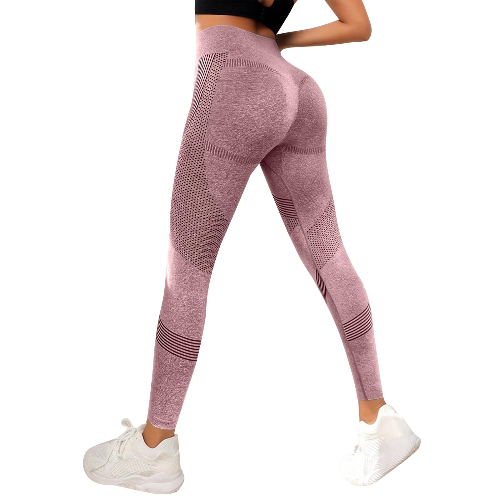 3D Compression Leggings Women, High Waist Workout Tights for Gym ...