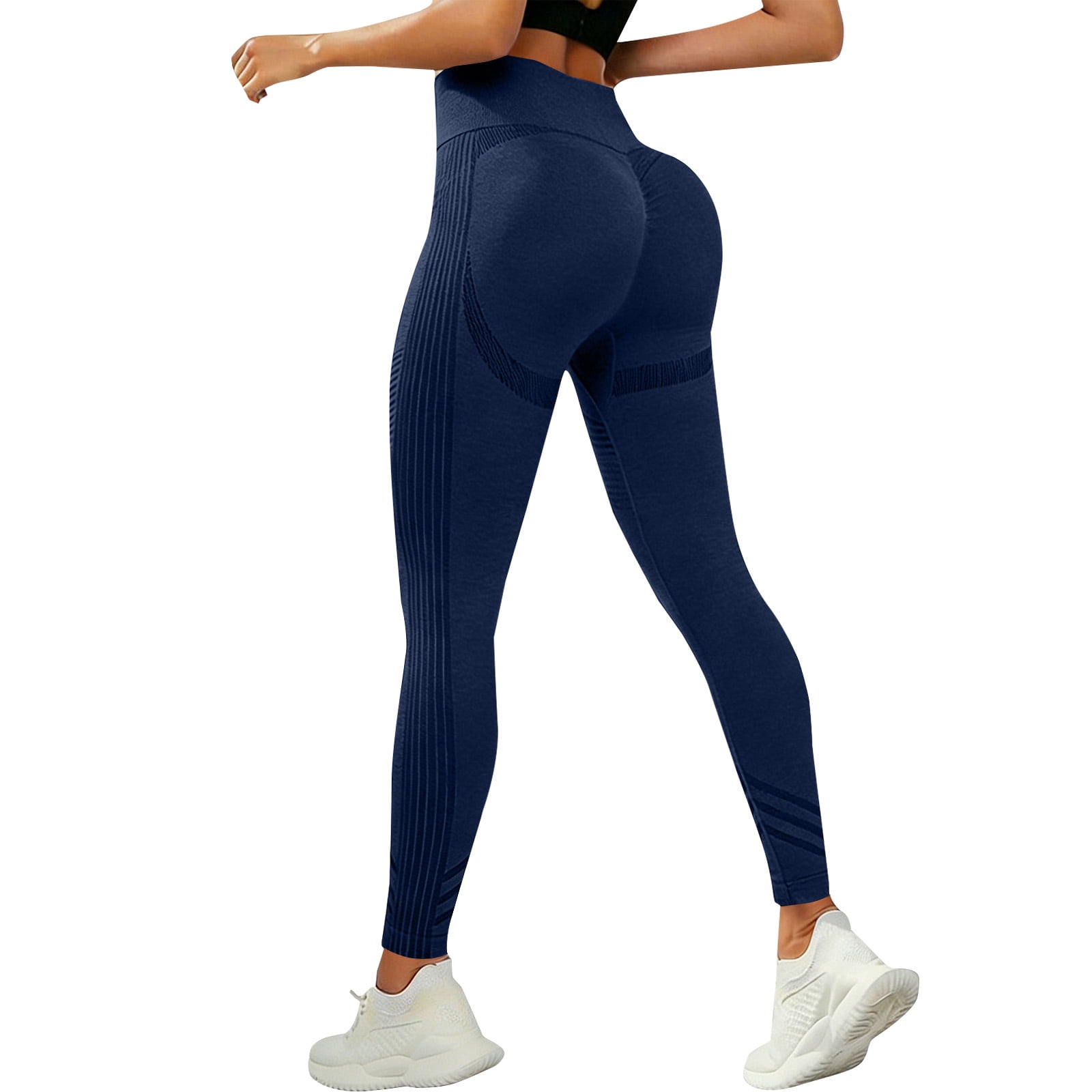 3D Compression Leggings for Women High Waist Tummy Control Yoga Pants ...