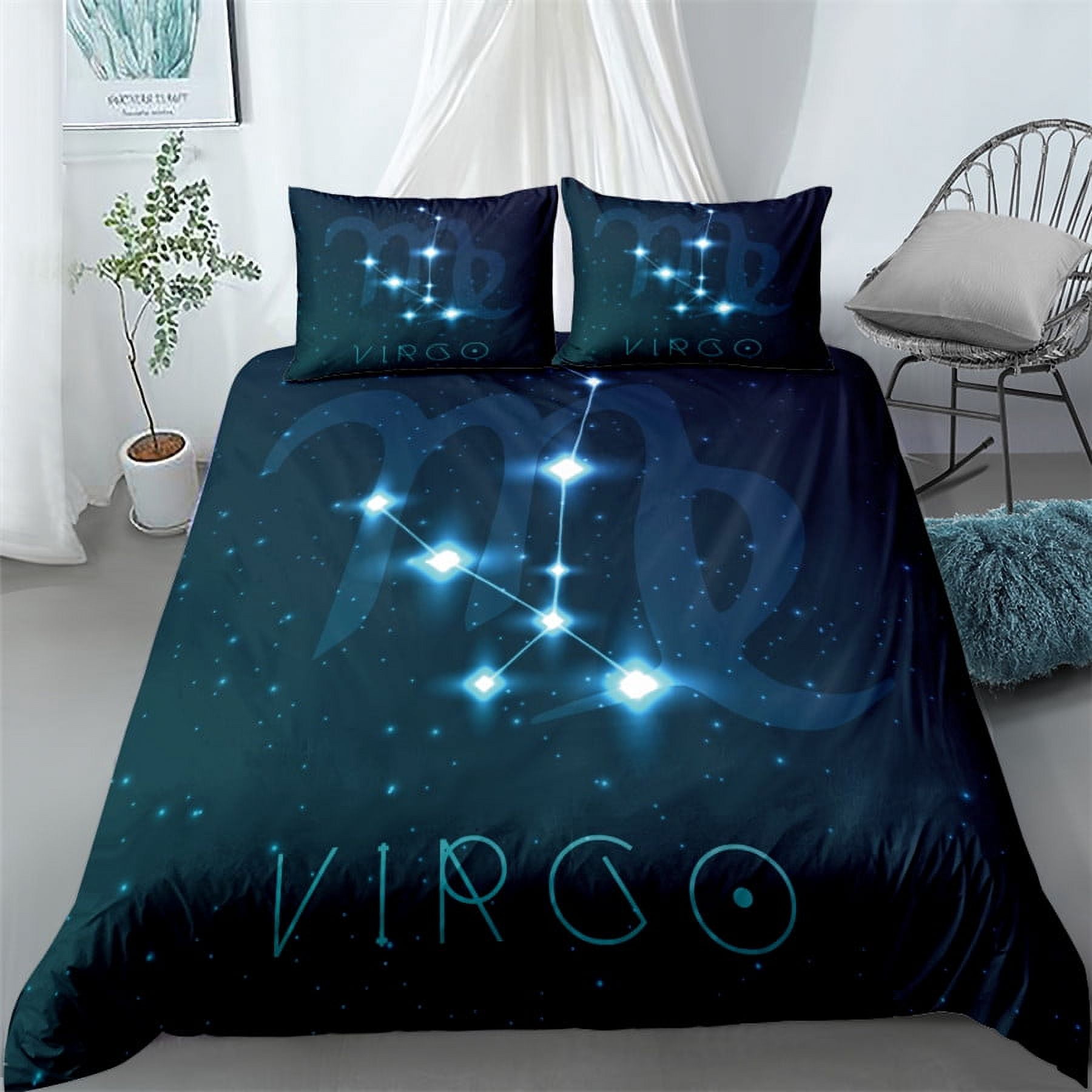 3D Constellation Duvet Cover Set - Walmart.com