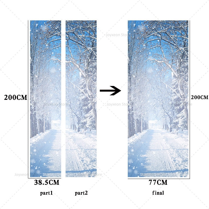 3D Cool Door Sticker Black and White Style Geometric Door Home Decor ...
