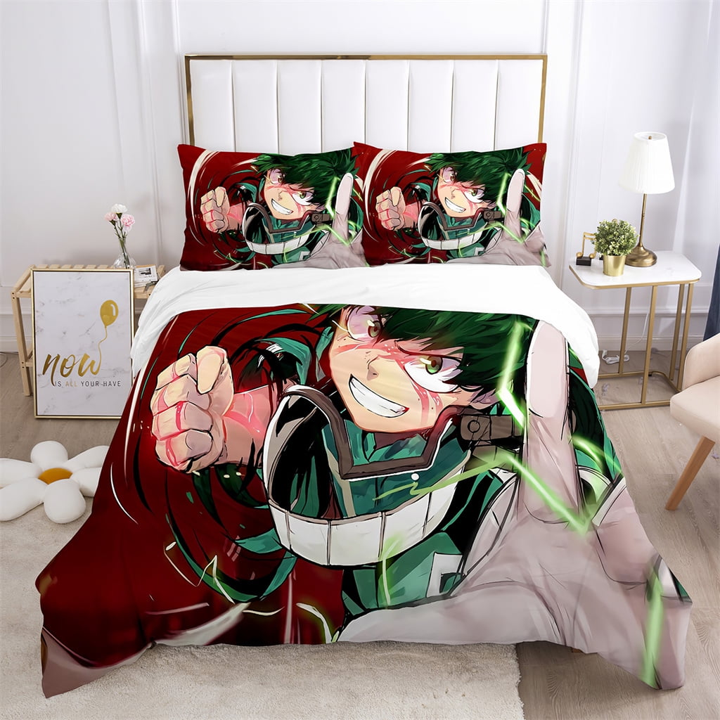 3D Cool My Hero Academia Bedding Bed Set Twin Full Queen King Size with ...