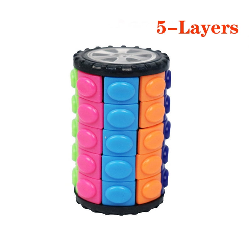 3D Corn Cube Tower 7 Layers Cylinder Stress Relief Decompression Toy ...