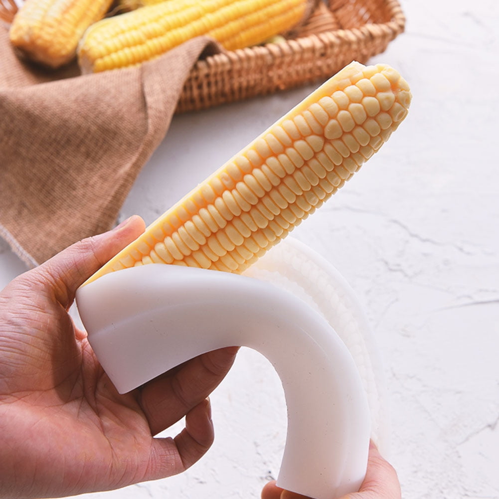 3D Corn Shaped Mousse Cake Mold DIY Ice Cream Pudding Chocolate ...
