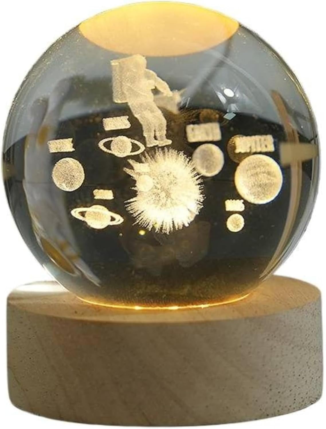 3D Cosmic Planet Ball Night Light,Cosmic Planet Figurine Lamp ...