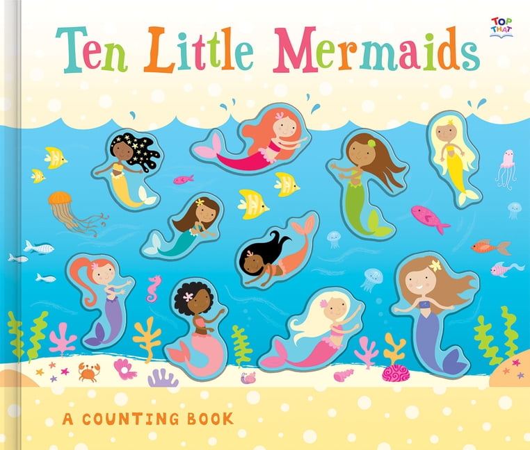 3D Counting Books Ten Little Mermaids, (Board Book) - Walmart.com
