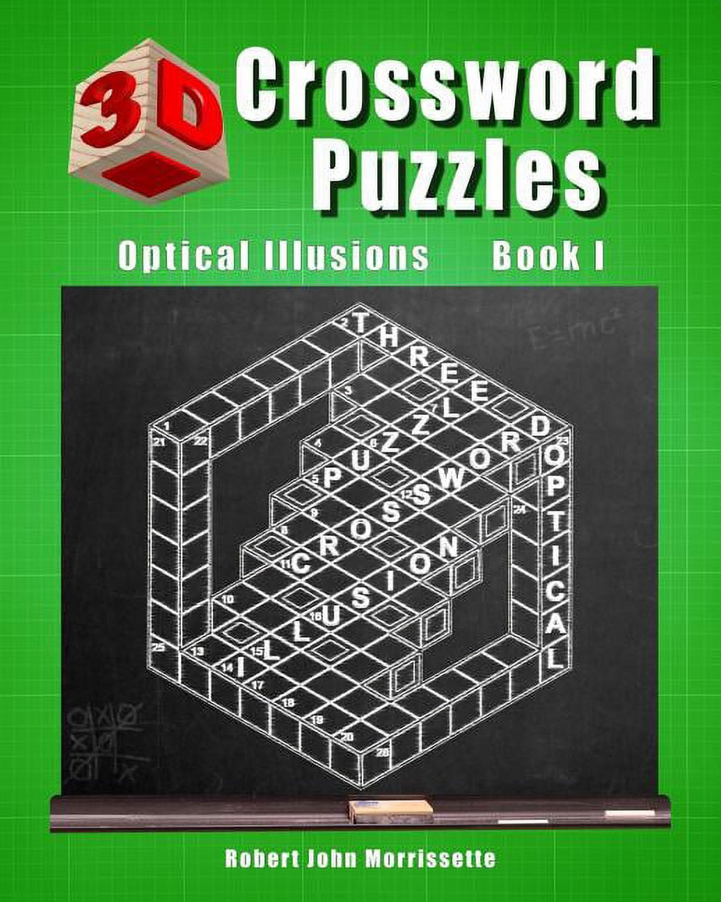 3D Crossword Puzzles: Optical Illusions Book I (Paperback) - Walmart.com