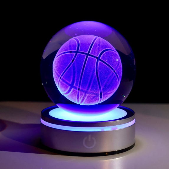 3D Crystal Ball Basketball Decoration, Gift for Men and Women ...