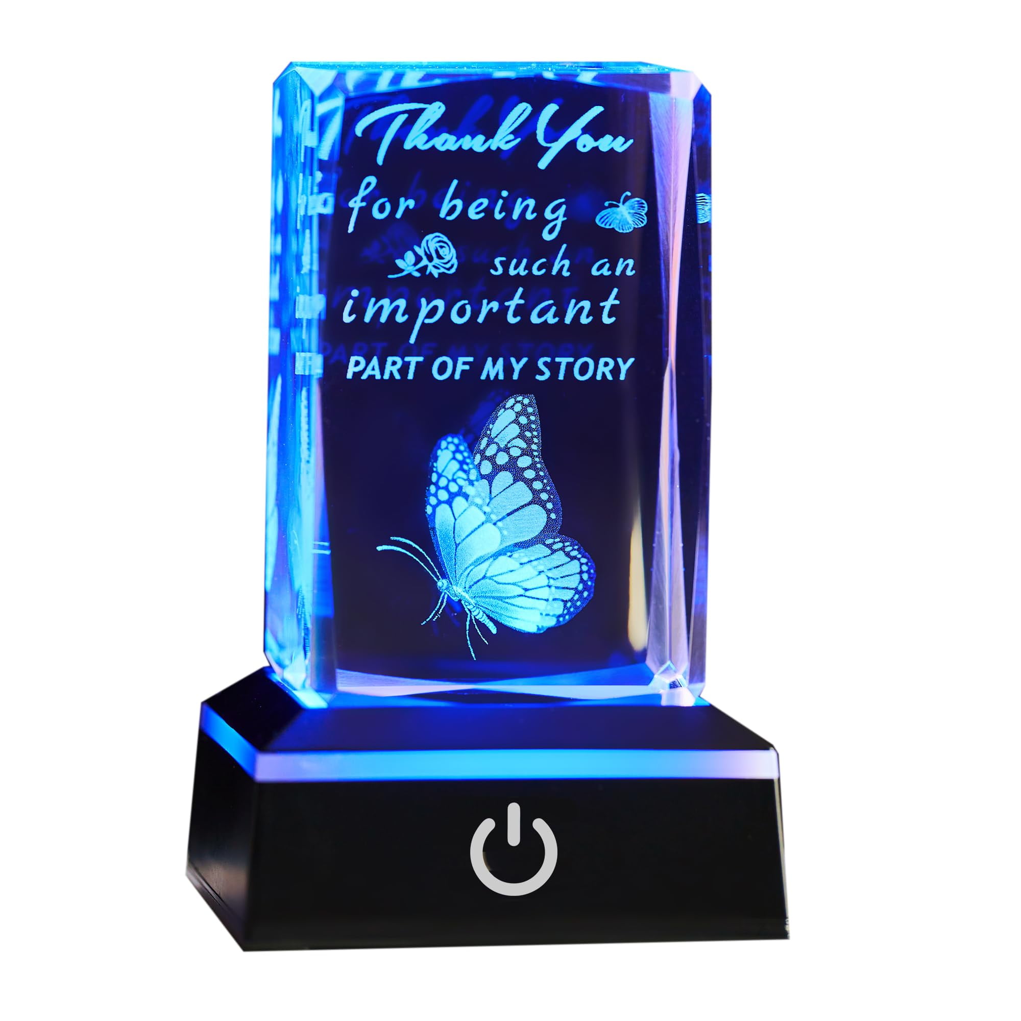 3D Crystal Butterfly Inspirational LED Light Display, Motivational ...