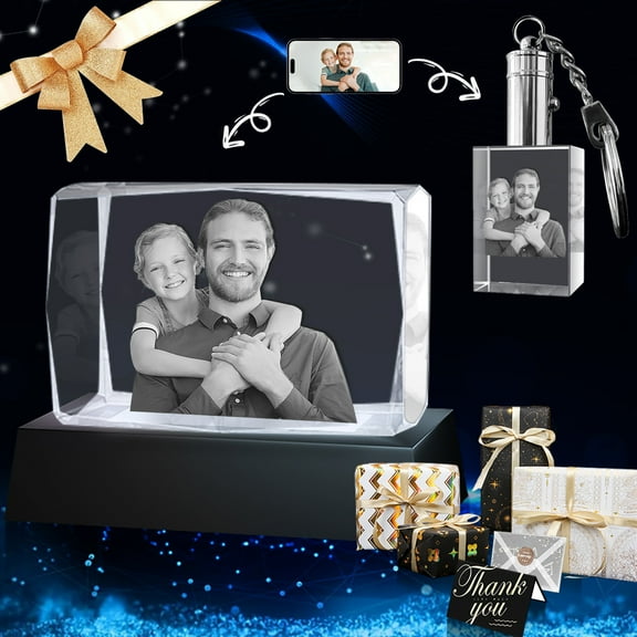 3D Crystal Photo Rectangle Shape Innovation Crystal Picture ...