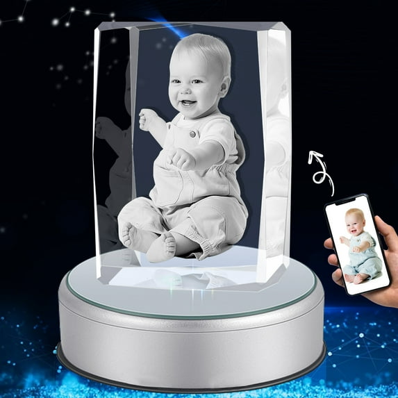 3D Crystal Photo Rectangle Shape Innovation Crystal Picture ...