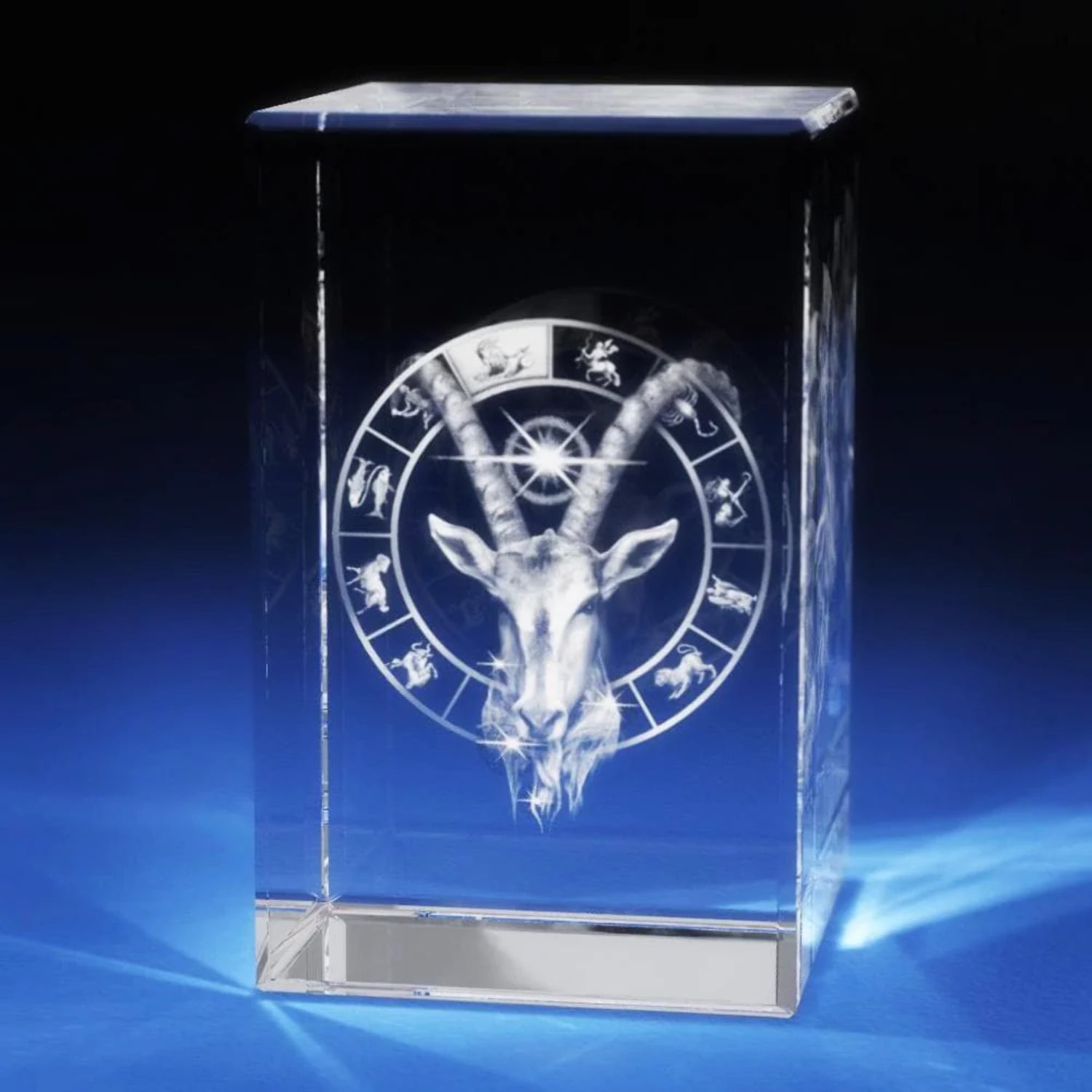 3D Crystal Rectangle Capricorn - Walmart.com