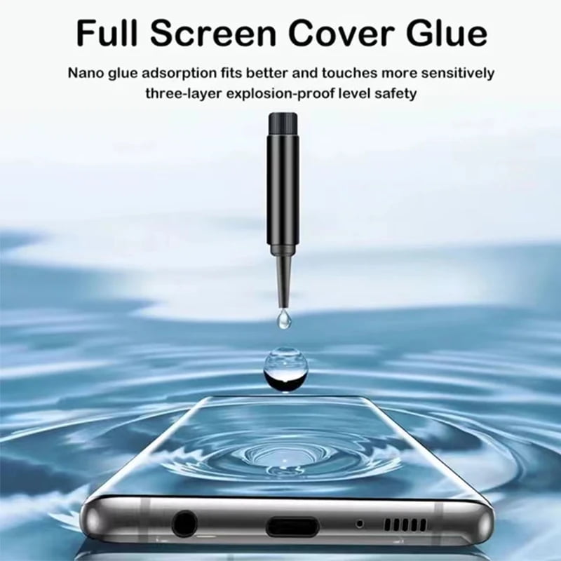 3D Curved Full Glue UV Tempered Glass For Vivo S18 pro X100 Ultra Screen Protector For V27 S19 ...