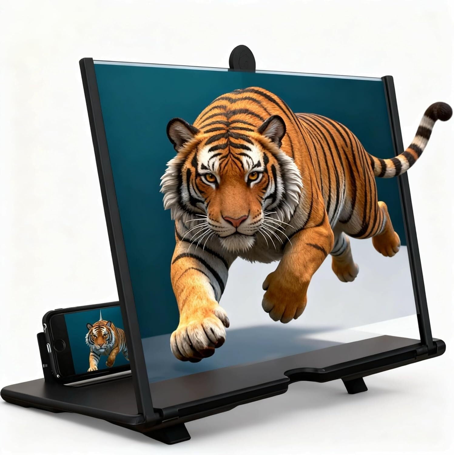 3D Curved Phone Screen Magnifier - Mobile Movie Amplifier & Seniors ...