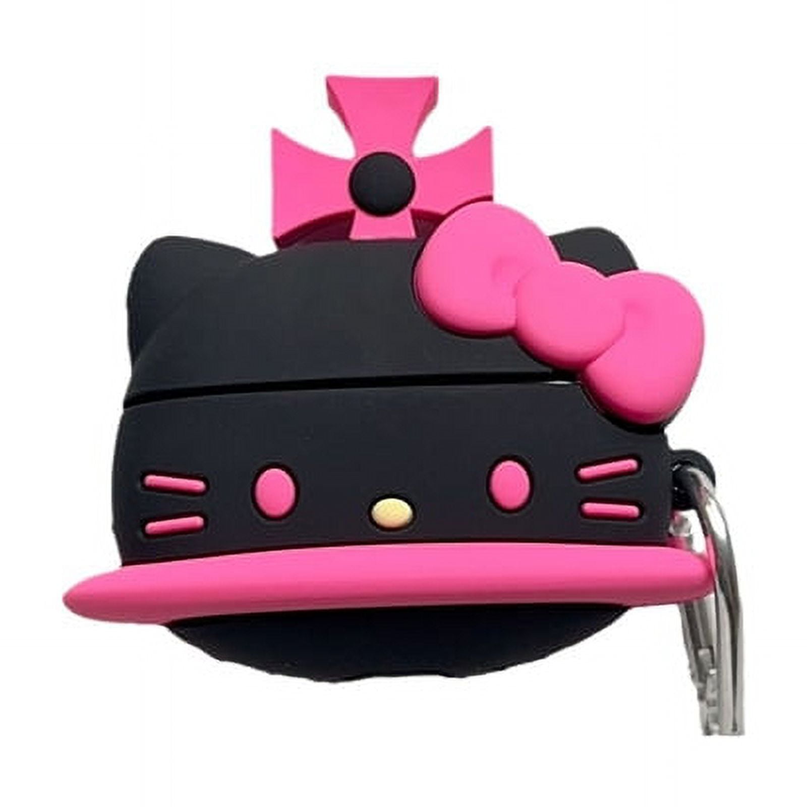 3D Cute Black Hello Kitty Earphone Cover For Apple AirPods 1 2 3 ...