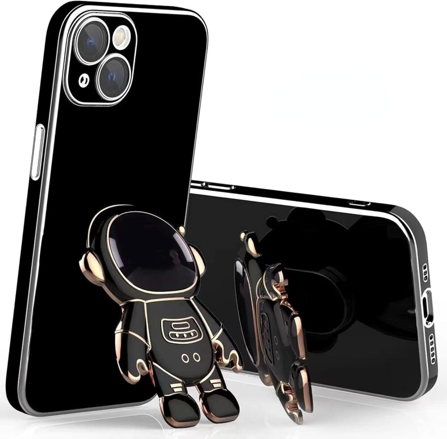 3D Cute Cartoon Astronaut Folding Stand Soft Phone Case for Xiaomi Mi ...