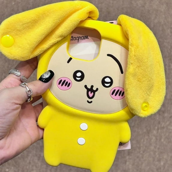 3D Cute Cartoon Chiikawas Mobile Phone Case Pajamas Usagi Suitable for ...