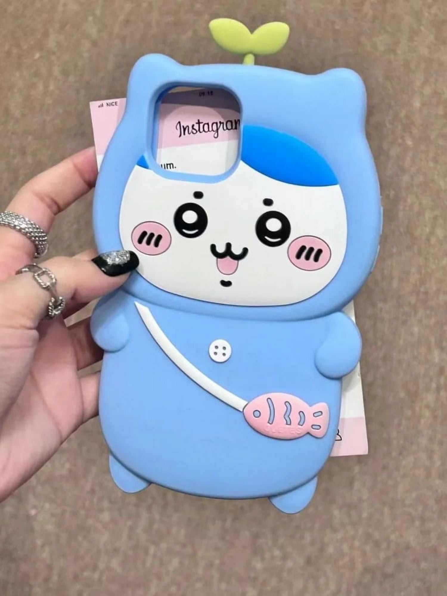 3D Cute Cartoon Chiikawas Mobile Phone Case Pajamas Usagi Suitable for ...