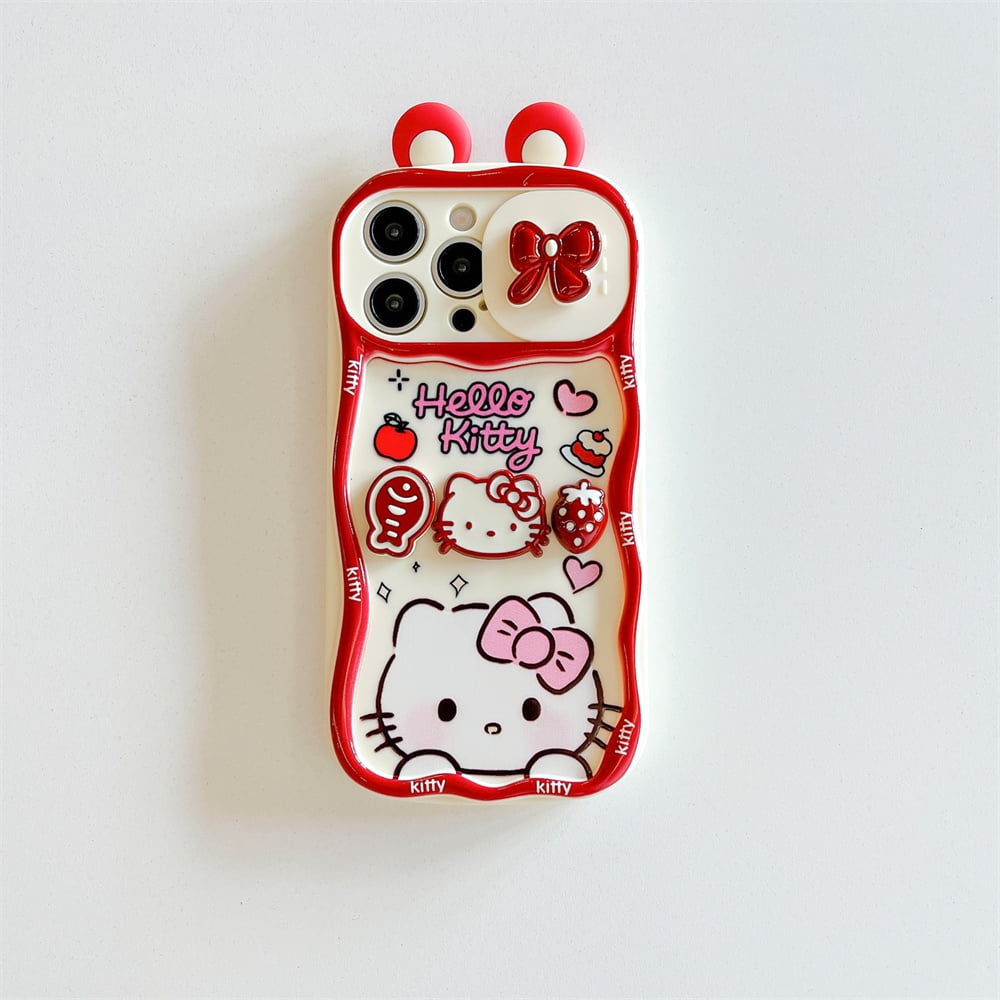 3D Cute Cartoon Push-Pull Camera Phone Case for IPhone 16 15 Pro Max14 ...