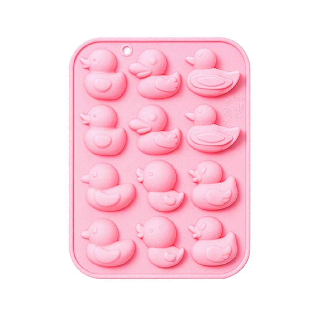 Giaone 3D Cute Ducks Silicone Resin Mold Fondant Mould Cake DIY ...