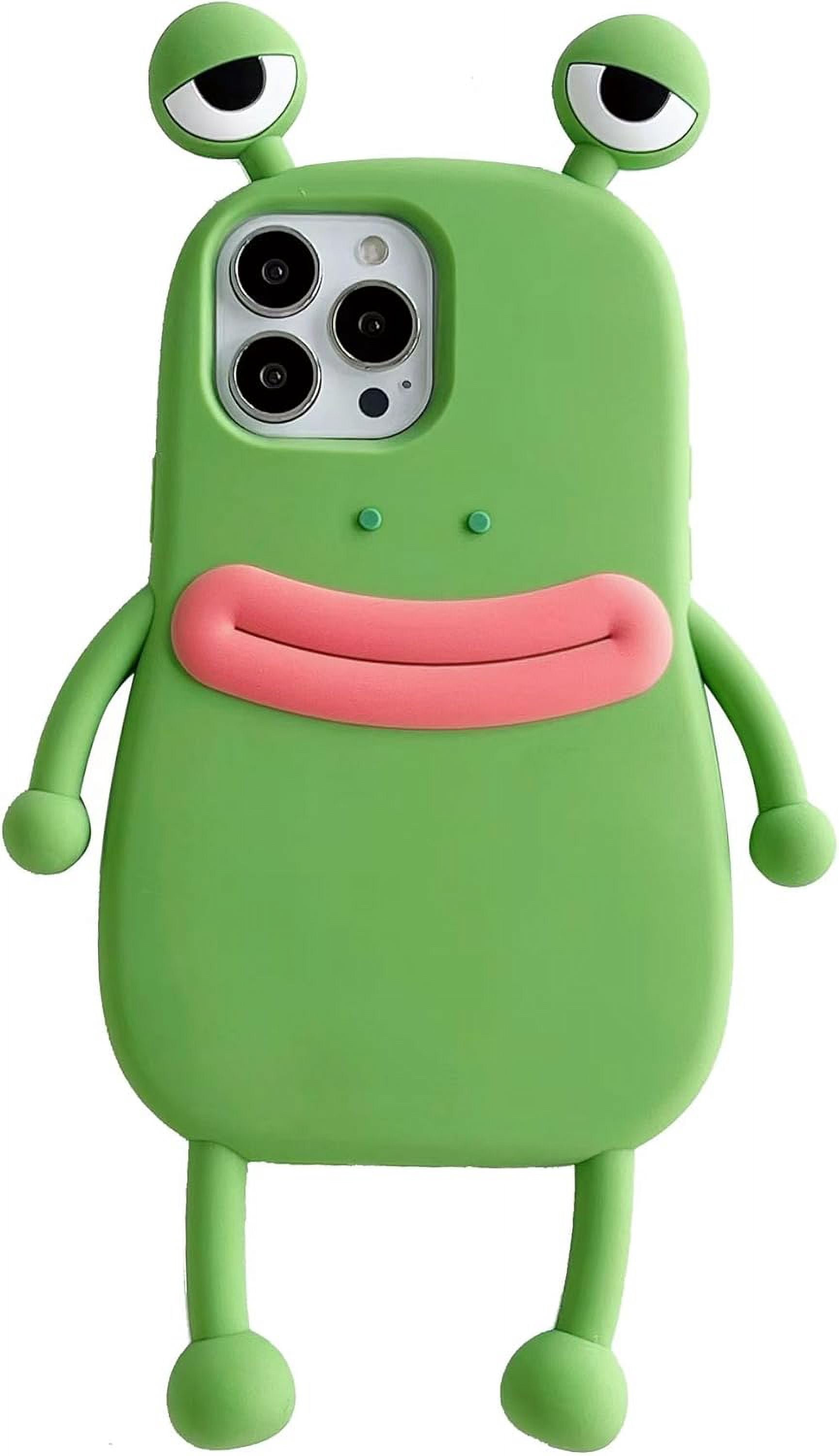 3D Cute Frog Case for iPhone 15,Cartoon Kawaii Frog (Hands and feet Can ...