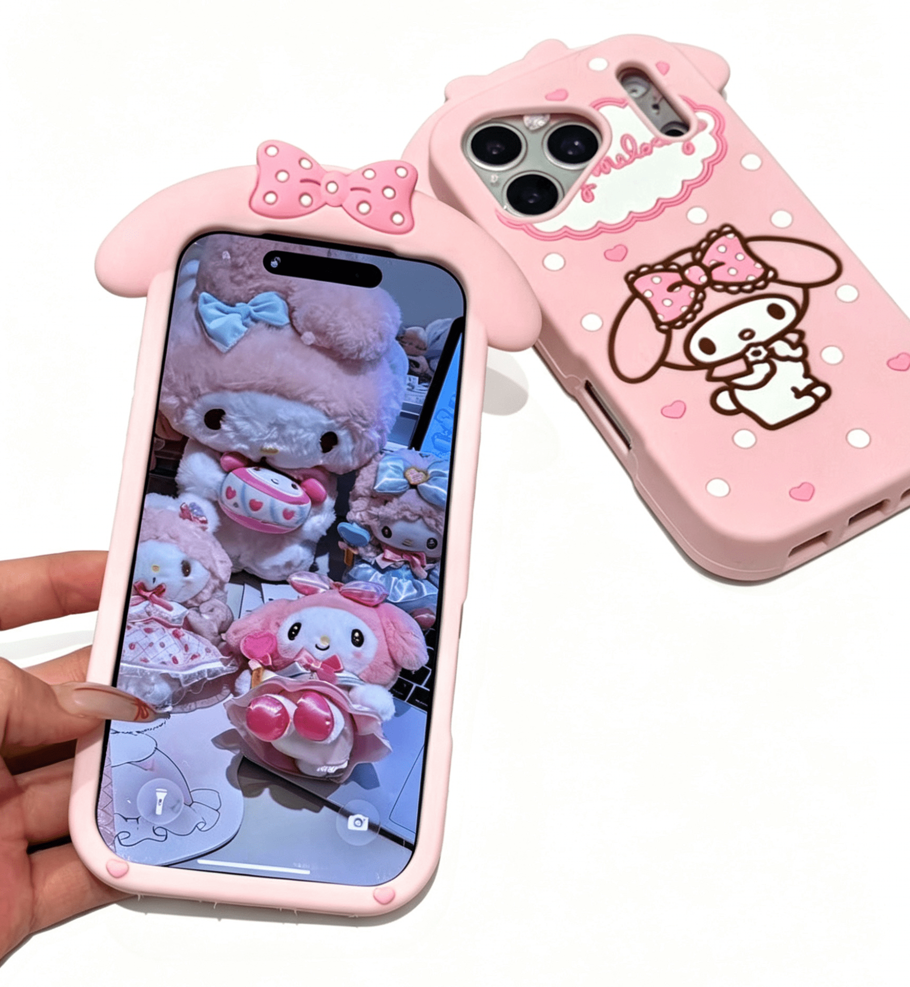 3D Cute Melody Phone Case for iPhone 17 Pro Max 5 5s 6 6s 7 8 Plus 11 ...