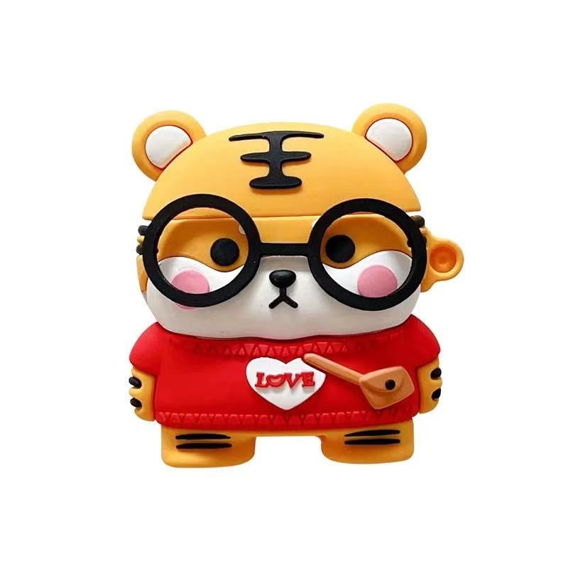 3D Cute Muscle Doge Wireless Earphone Case for Apple Air Pods 2 1 3 ...