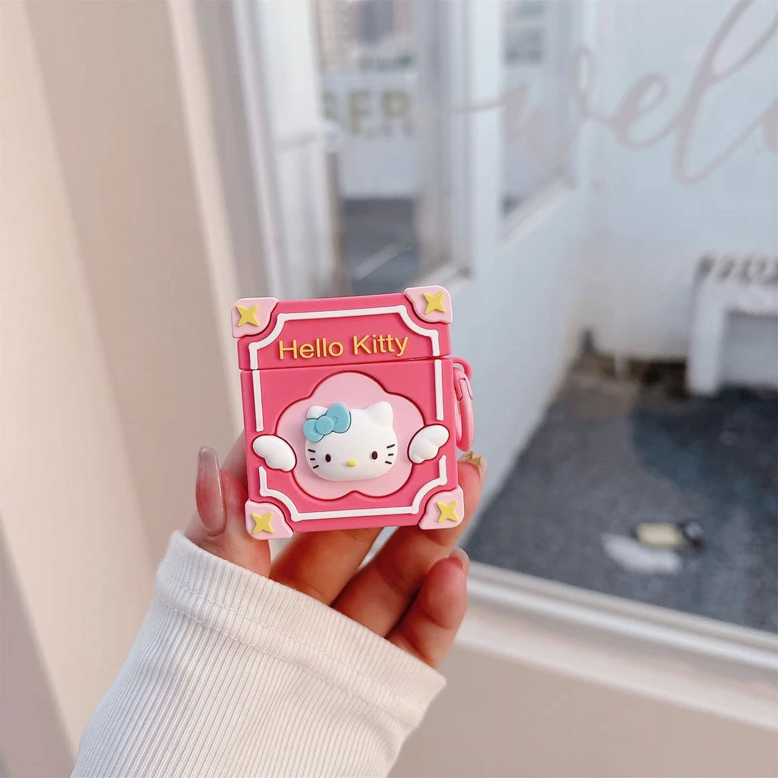3D Cute Sanrio Hello Kitty Schoolbag Earphone Case For Airpods 1 2 3 4 ...