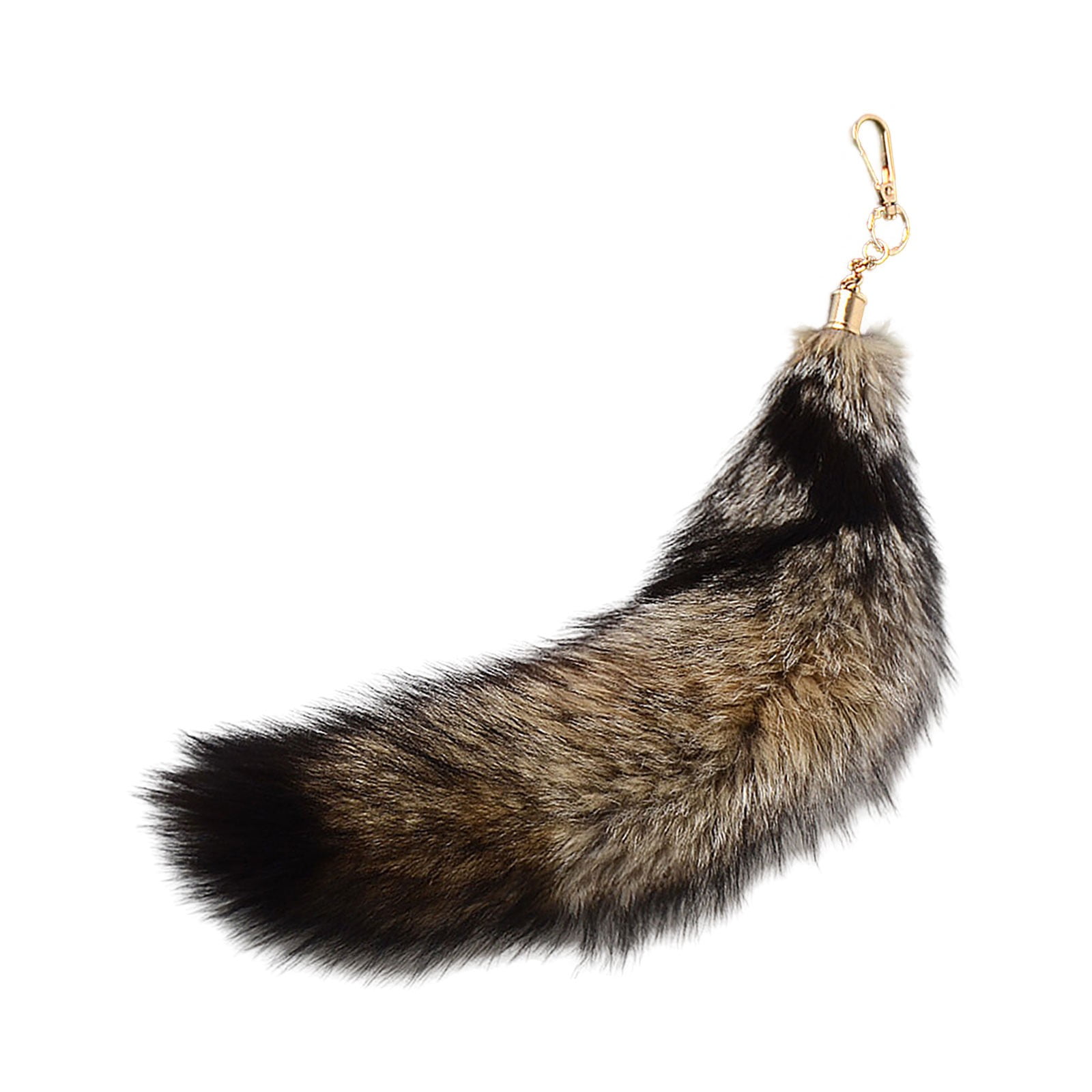 3D Cute Tail Keychain Pendant Fashionable Hairy Animal Tail Key Ring ...