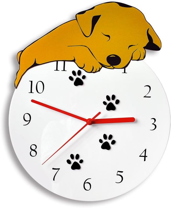 3D Cute Wall Clock Non-Ticking Silent Kids Room Decorative Clock with ...