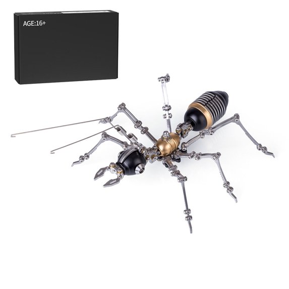 3D DIY Metal Ant Assembly Kit, Mechanical Insect Model with Movable ...