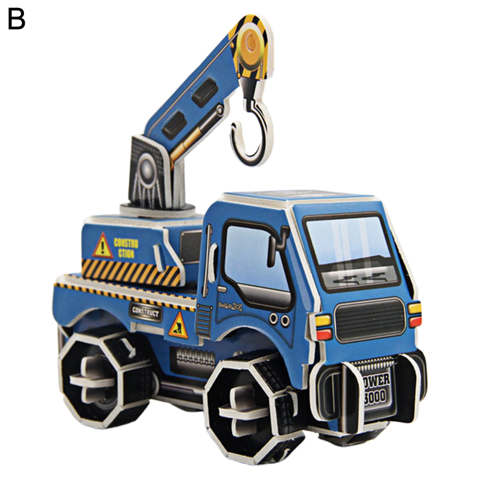 3D DIY Puzzle Castle Assembling Model Cartoon House Paper Toy Kid Early ...