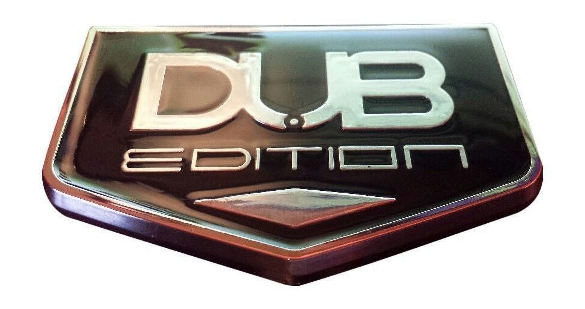 3D DUB EDITION Universal Car Badge Emblem 3M Stick On Hood Fender Trunk ...