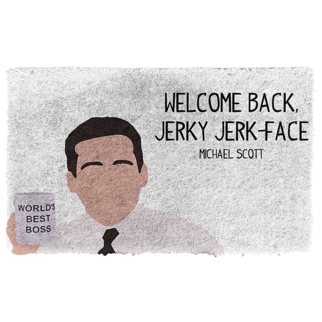 3D De Office Michael Scott Welcome Back Custom Doormat - Walmart.com