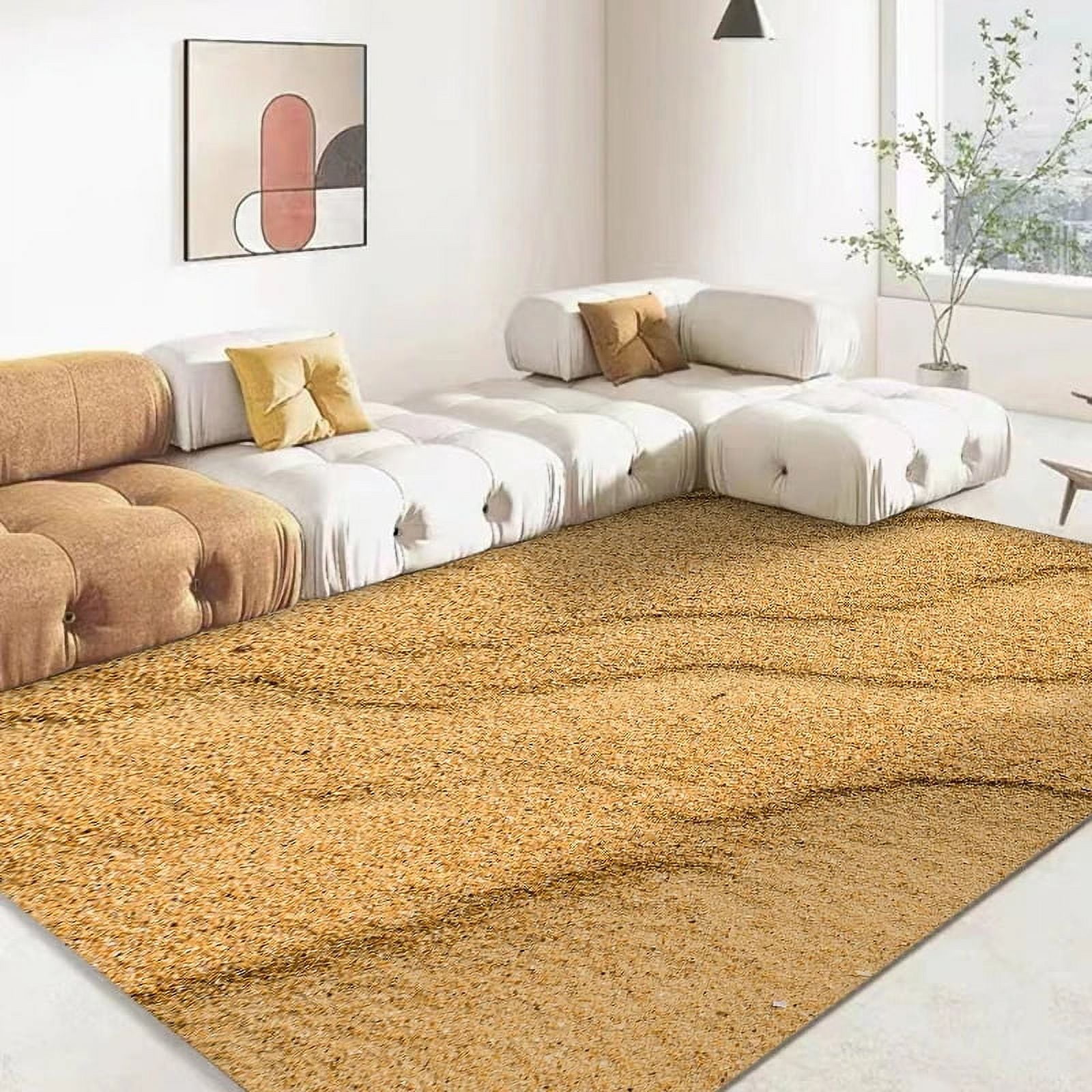 3D Desert Sand Carpet for Living Room Bedroom Large Area Printed Rugs ...